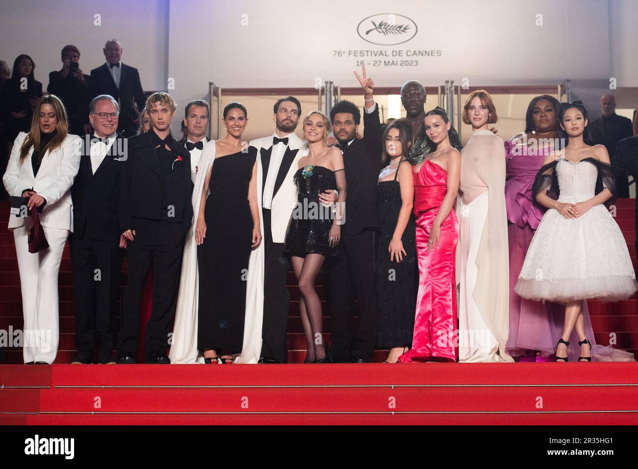 Cannes, France. 22nd May, 2023. David Zaslav, Troye Sivan, Ashley ...
