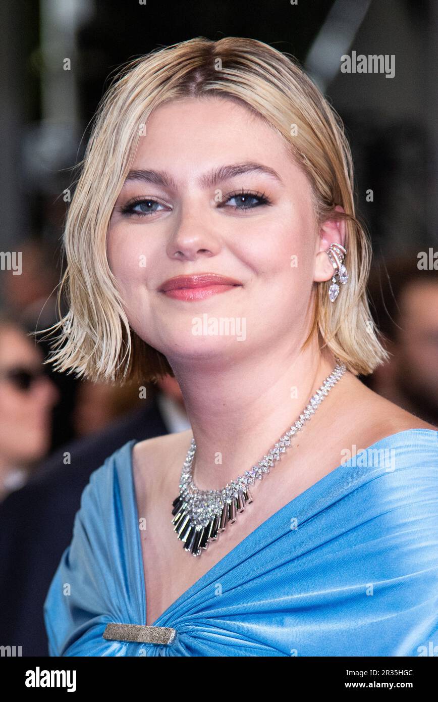 Cannes, France. 22nd May, 2023. Louane attending The Idol Premiere as ...