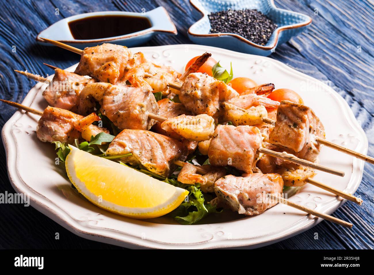 Fish shashlik hi-res stock photography and images - Alamy