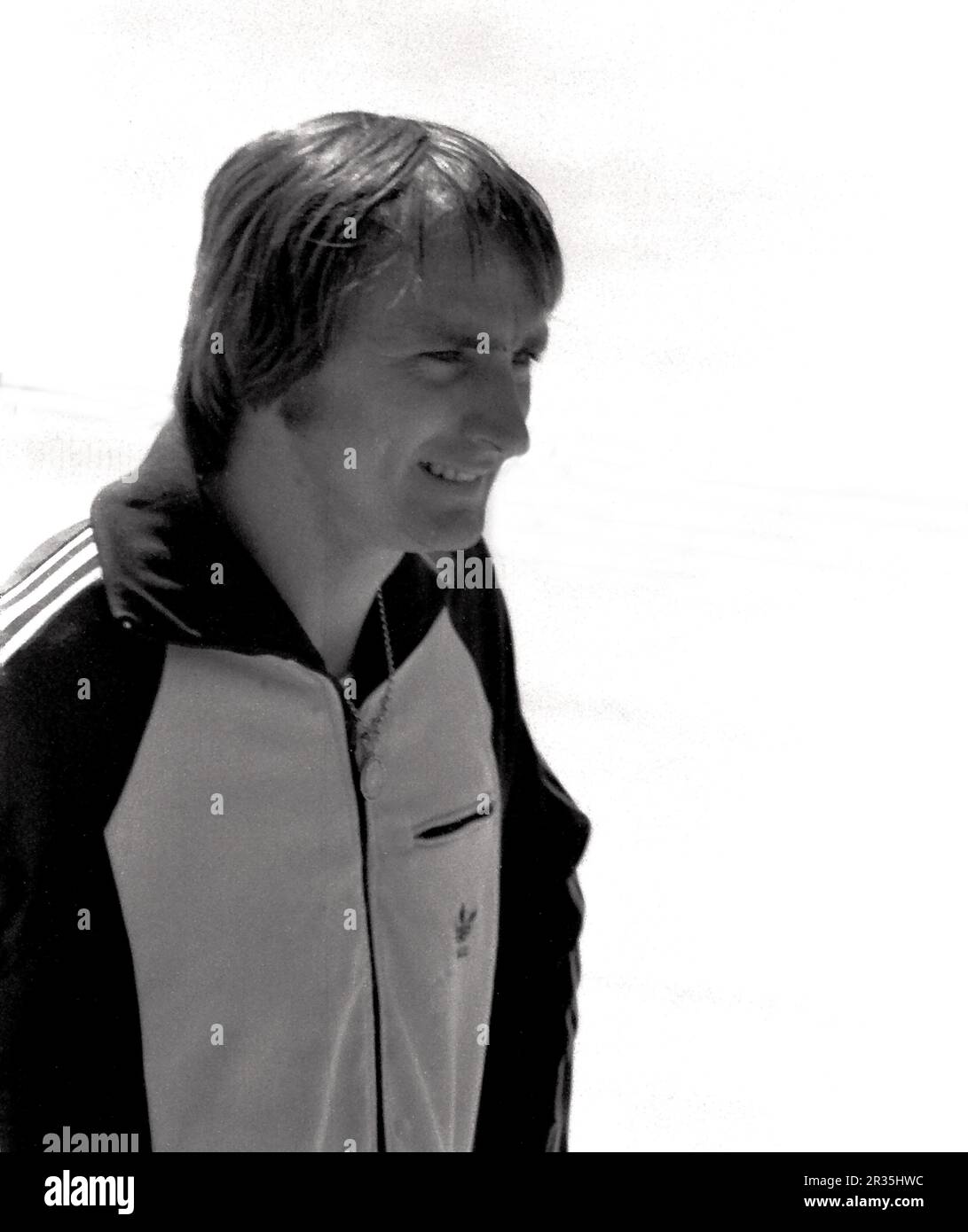 Alan Pascoe runner hurdler sprinter at the Phillips Gateshead Games at ...