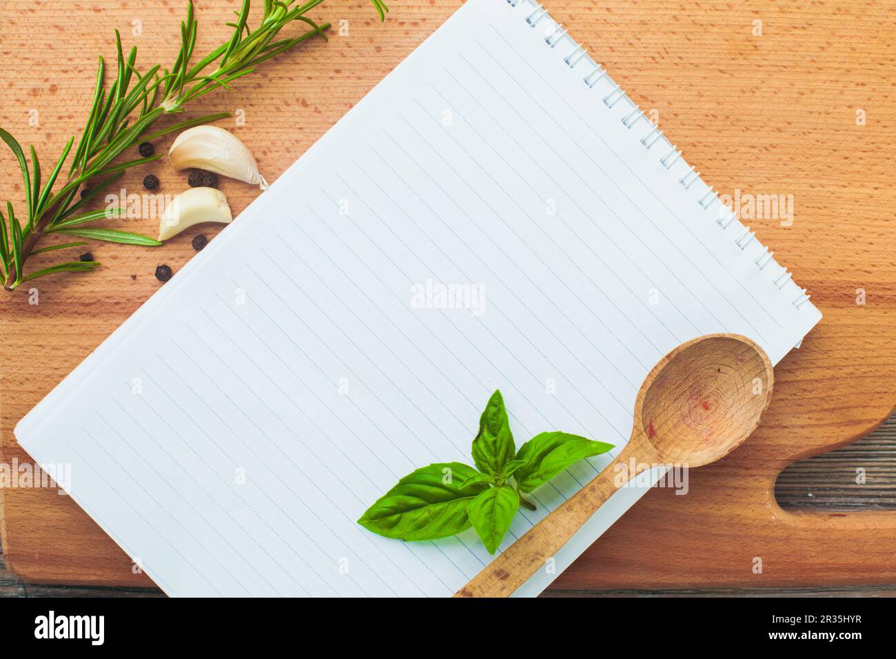 Kitchen concept cook ingredient paper hi-res stock photography and ...