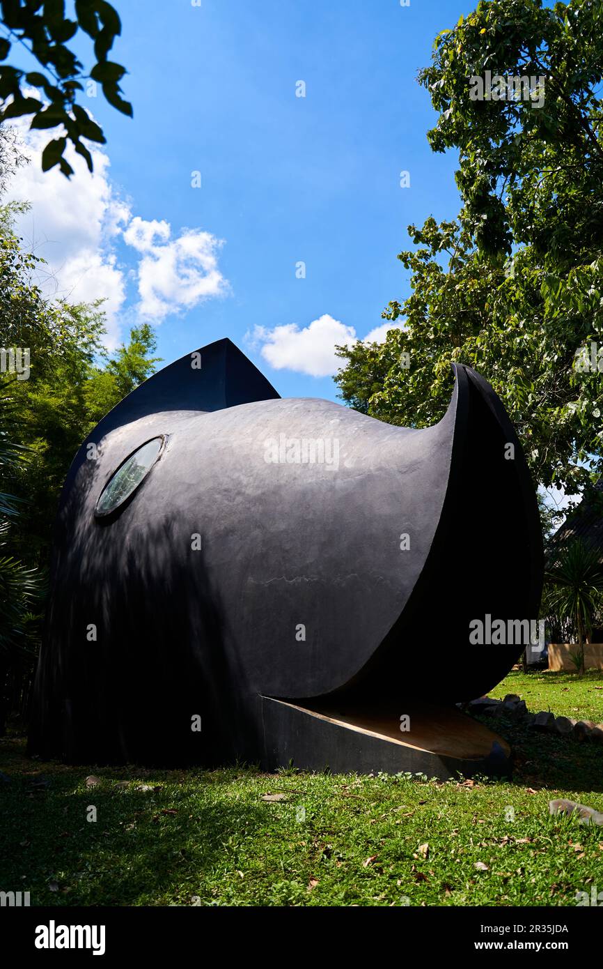 black fish head building, located within the grounds of the Black ...