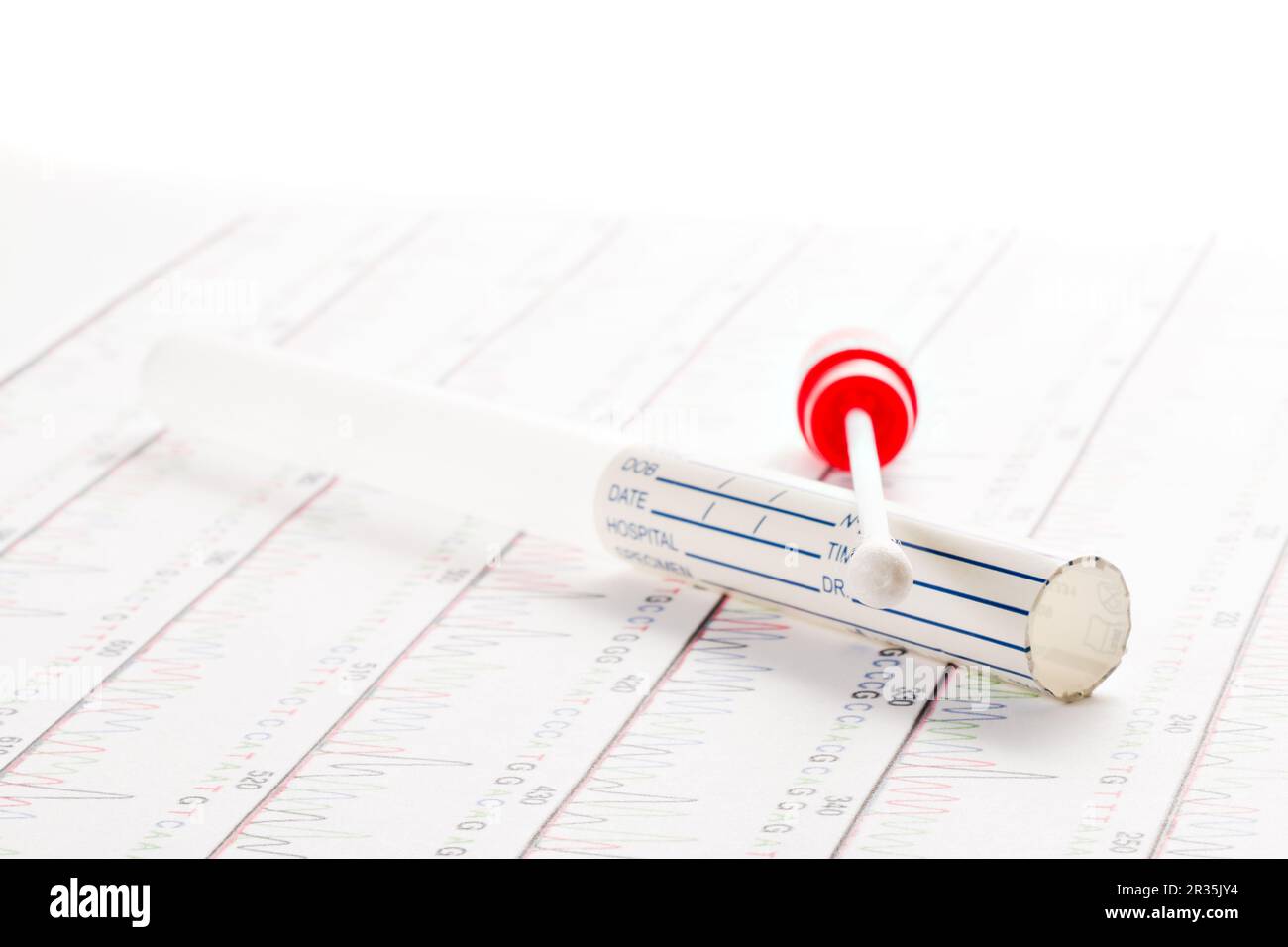 DNA test, wipe test Stock Photo - Alamy