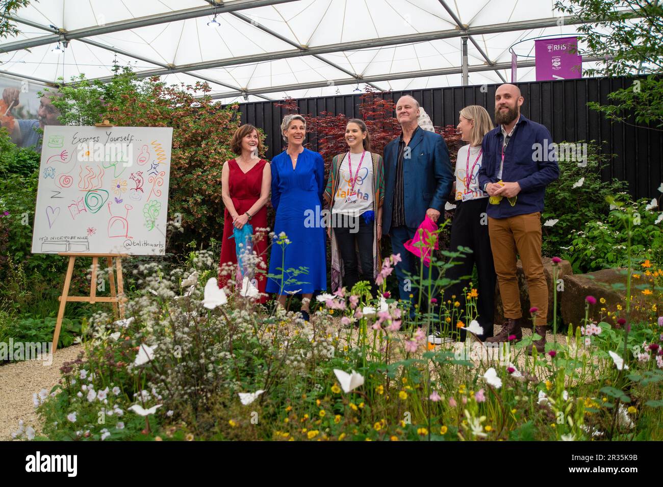 Chelsea, London, UK. 22nd May, 2023. The Talitha Arts Garden at the RHS ...