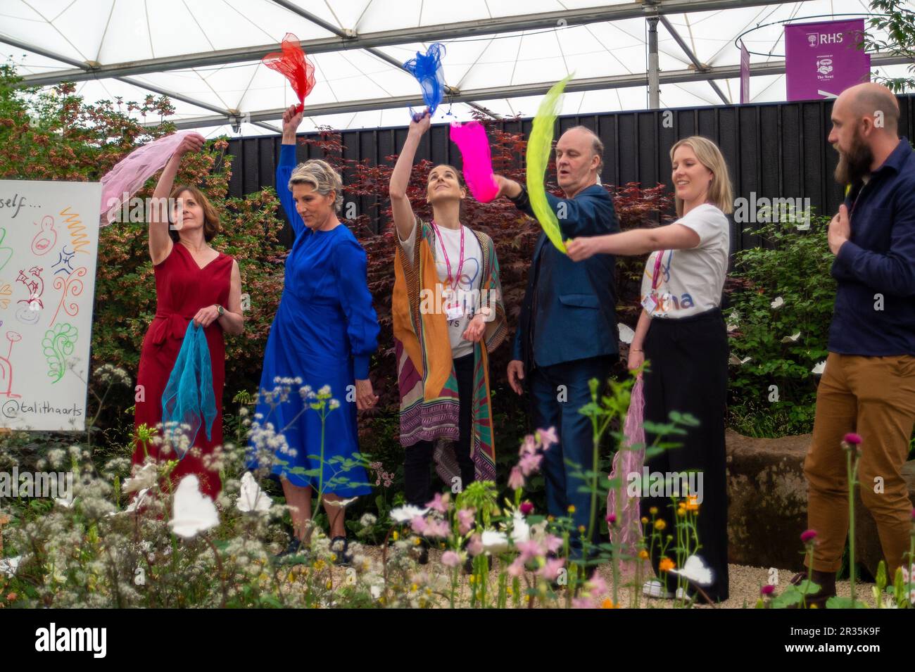 Chelsea, London, UK. 22nd May, 2023. The Talitha Arts Garden at the RHS ...