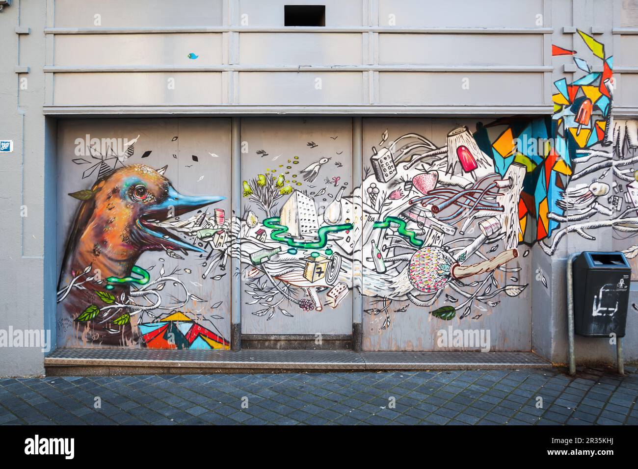 Mural artwork in Heerlen, The Netherlands Stock Photo - Alamy