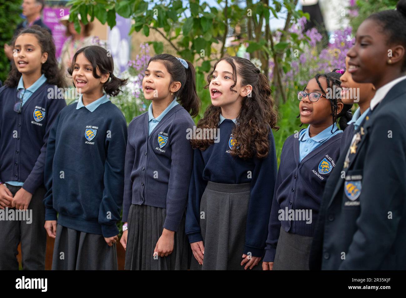 Chelsea, London, UK. 22nd May, 2023. The School Food Matters Garden at ...