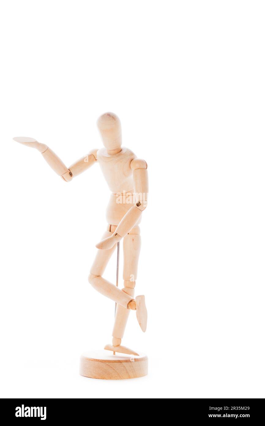 Wooden figure mannequin Cut Out Stock Images & Pictures - Alamy