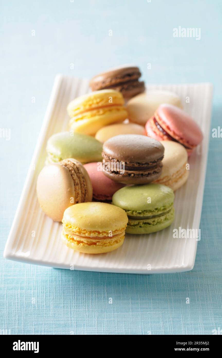 Macaron platter hi-res stock photography and images - Alamy