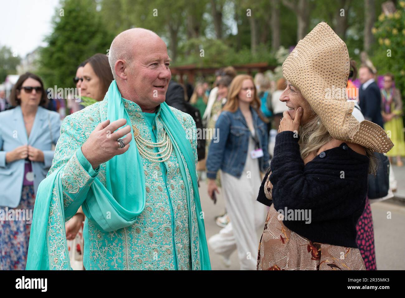 Chelsea, London, UK. 22nd May, 2023. Clive Gillmor who married his ...