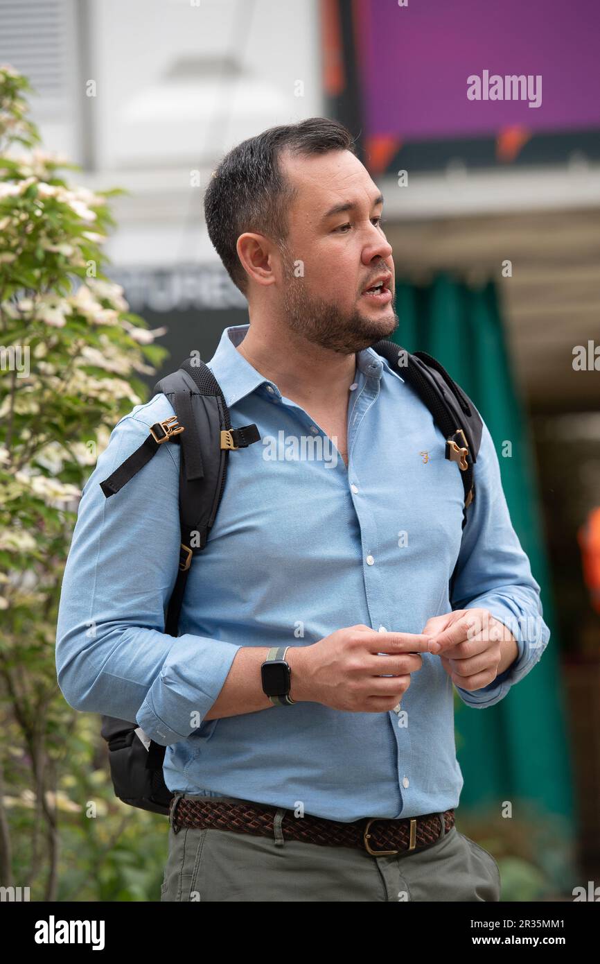 Chelsea, London, UK. 22nd May, 2023. Garden Designer James Wong at the ...