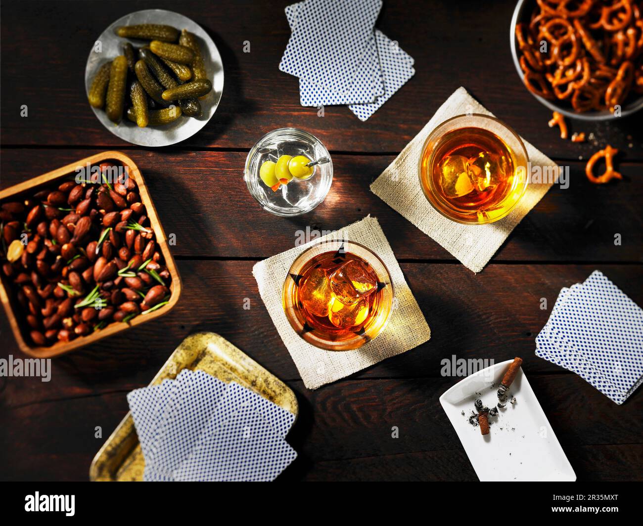Salt snacks table hi-res stock photography and images - Alamy
