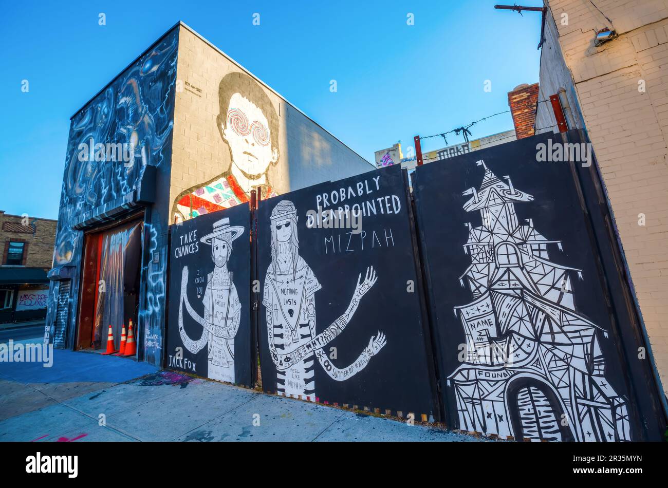 Graffitis in Bushwick, Brooklyn, New York City Stock Photo - Alamy