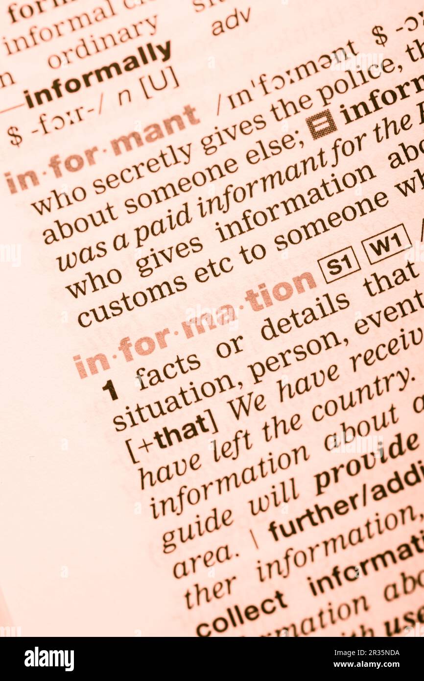 Vocabulary word hi-res stock photography and images - Alamy