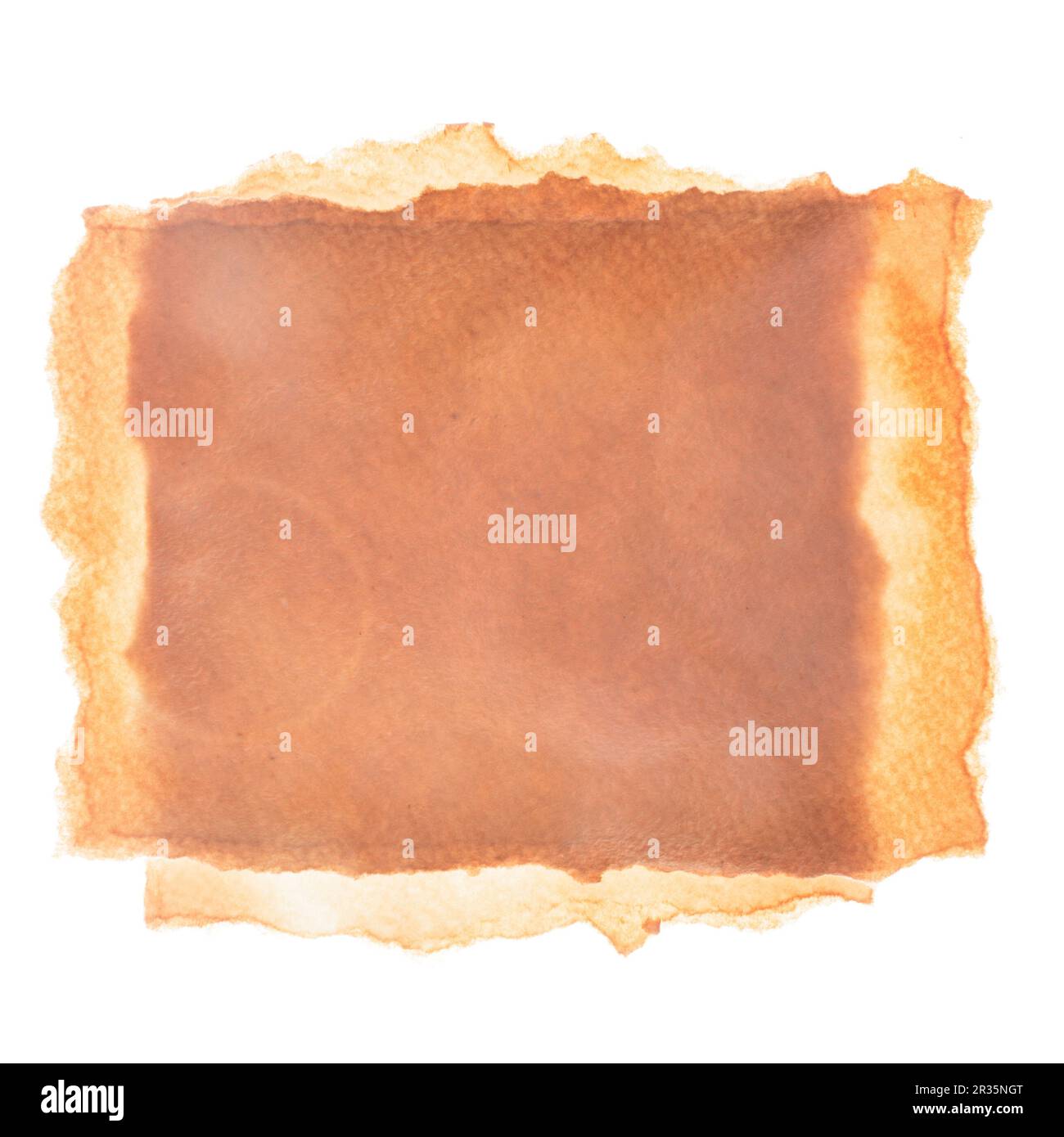 Aged paper on white Stock Photo - Alamy