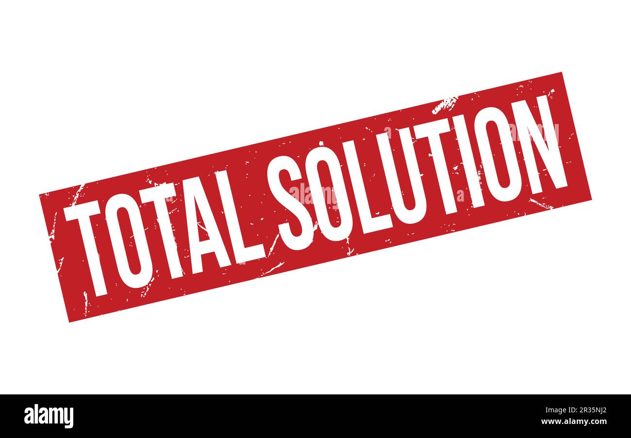 Total solution stamp hi-res stock photography and images - Alamy