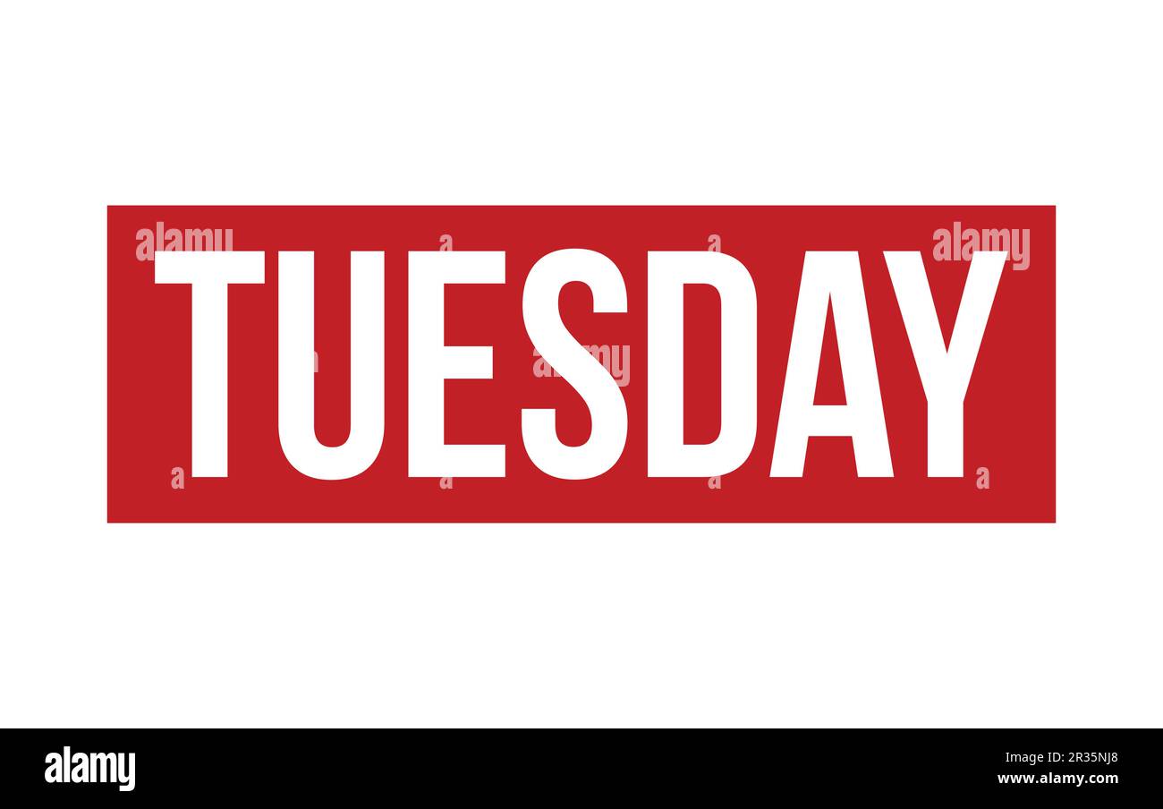 Tuesday Rubber Stamp Seal Vector Stock Vector Image & Art - Alamy