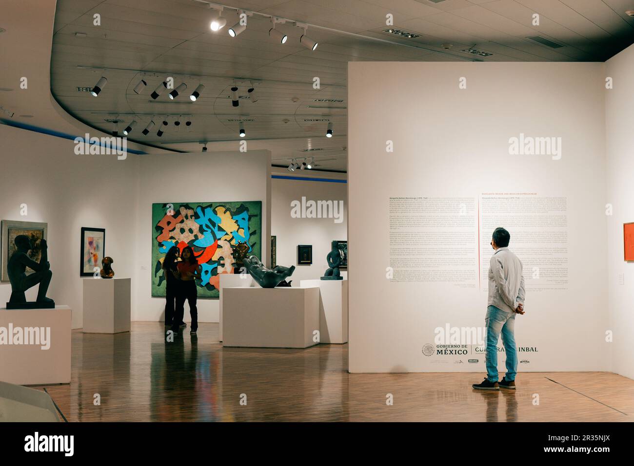 Mexico City - may 2023 inside in Museum of Modern Art inside the ...