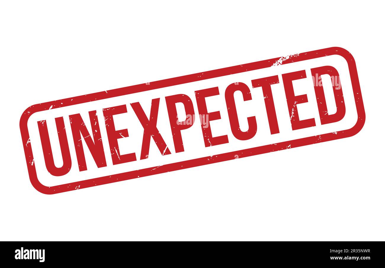 Unexpected vector vectors hi-res stock photography and images - Alamy