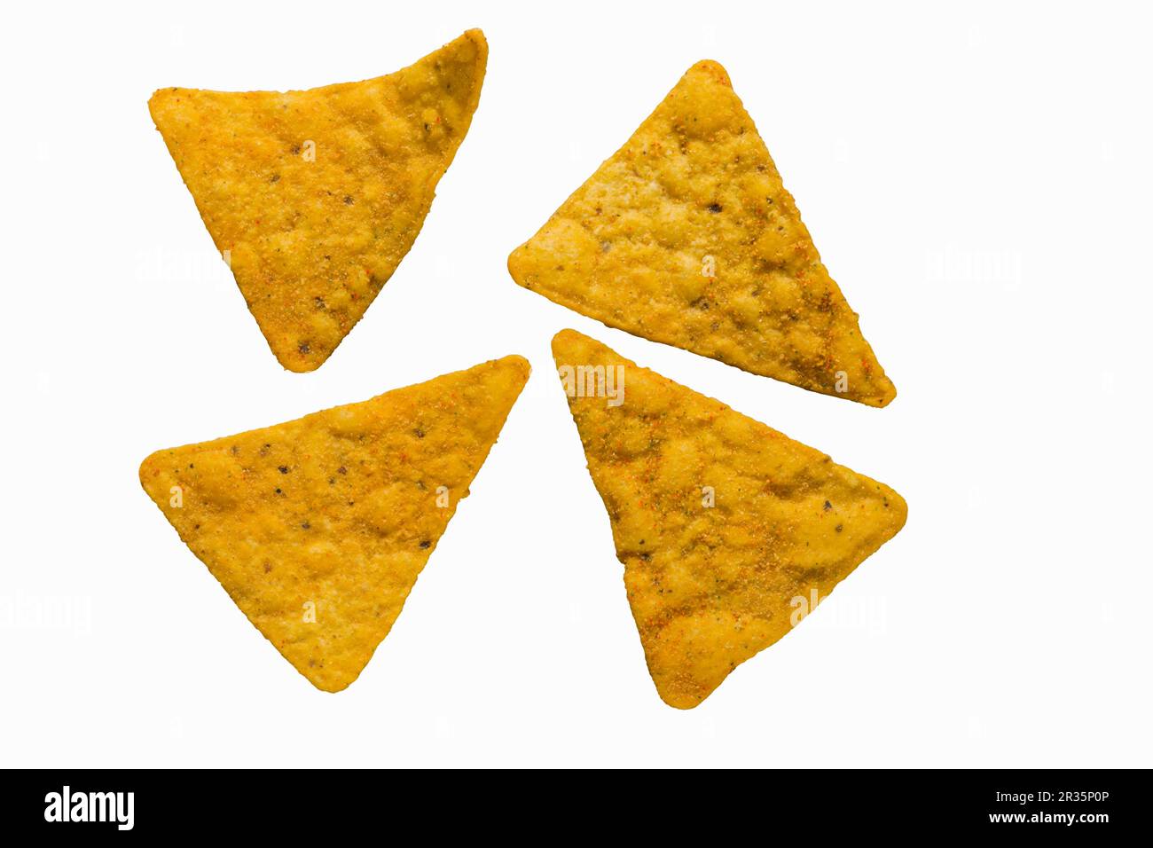 Four ranch tortilla chips with a smoky flavour Stock Photo - Alamy
