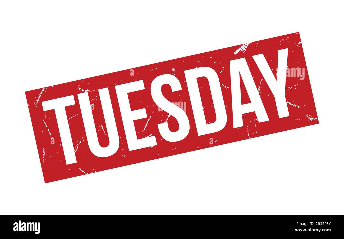 Tuesday Rubber Stamp Seal Vector Stock Vector Image & Art - Alamy