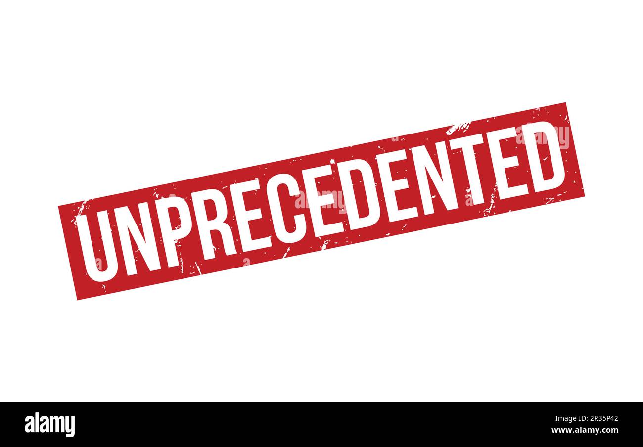 Red Unprecedented Rubber Stamp Seal Vector Stock Vector Image & Art - Alamy