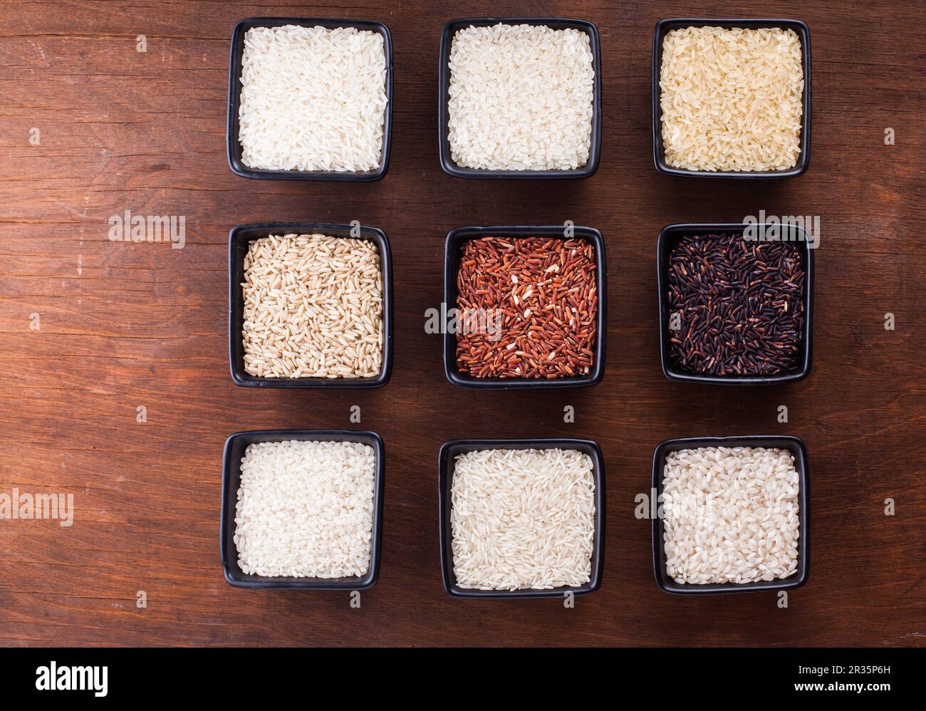Various types of rice Stock Photo - Alamy