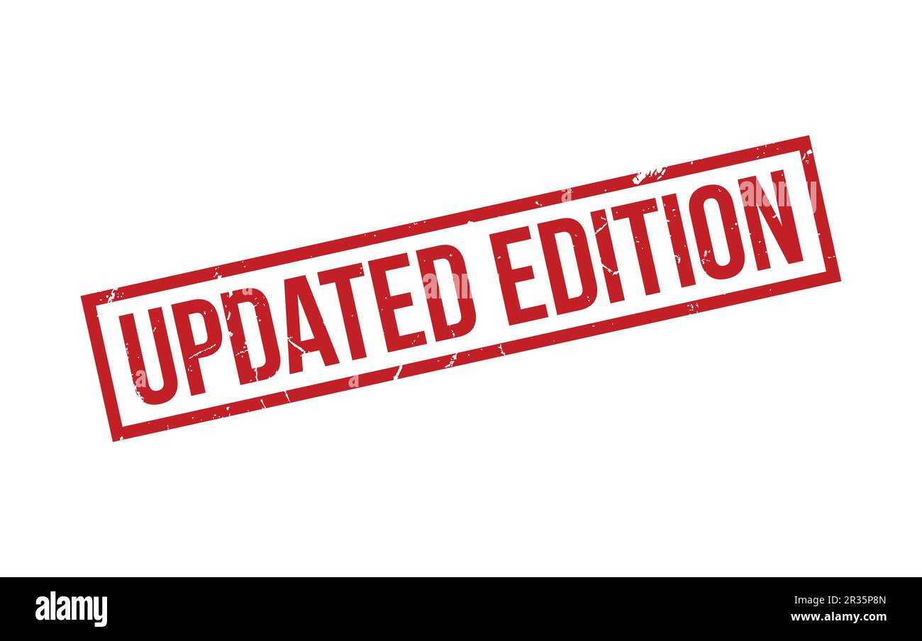 Updated edition stamp hi-res stock photography and images - Alamy