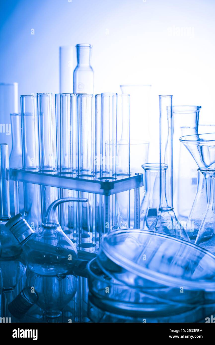 The Laboratory glass Stock Photo - Alamy