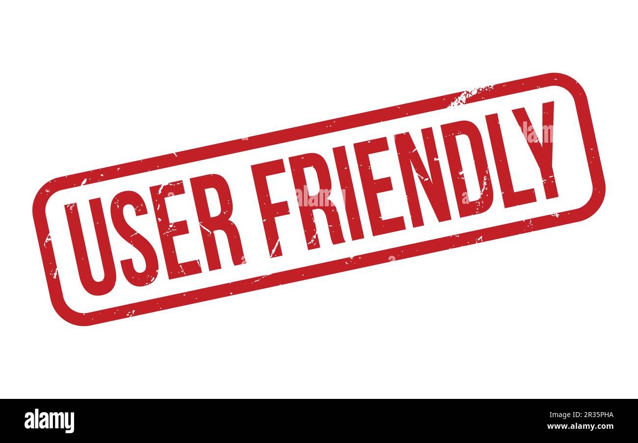 User Friendly Rubber Stamp Seal Vector Stock Vector Image & Art - Alamy