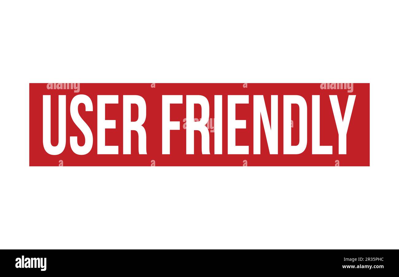 User Friendly Rubber Stamp Seal Vector Stock Vector Image & Art - Alamy