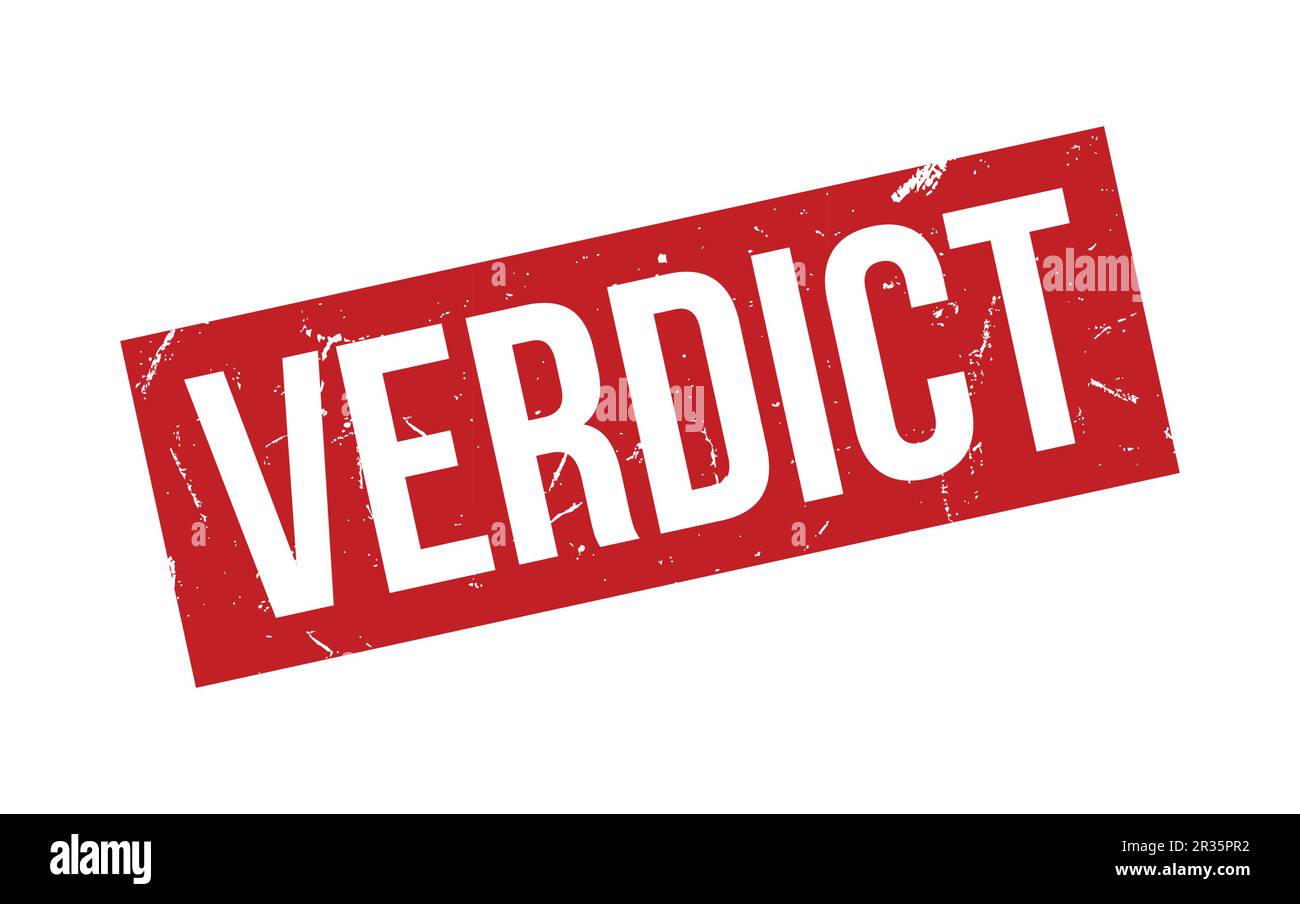 Verdict rubber grunge stamp seal vector Stock Vector Image & Art - Alamy