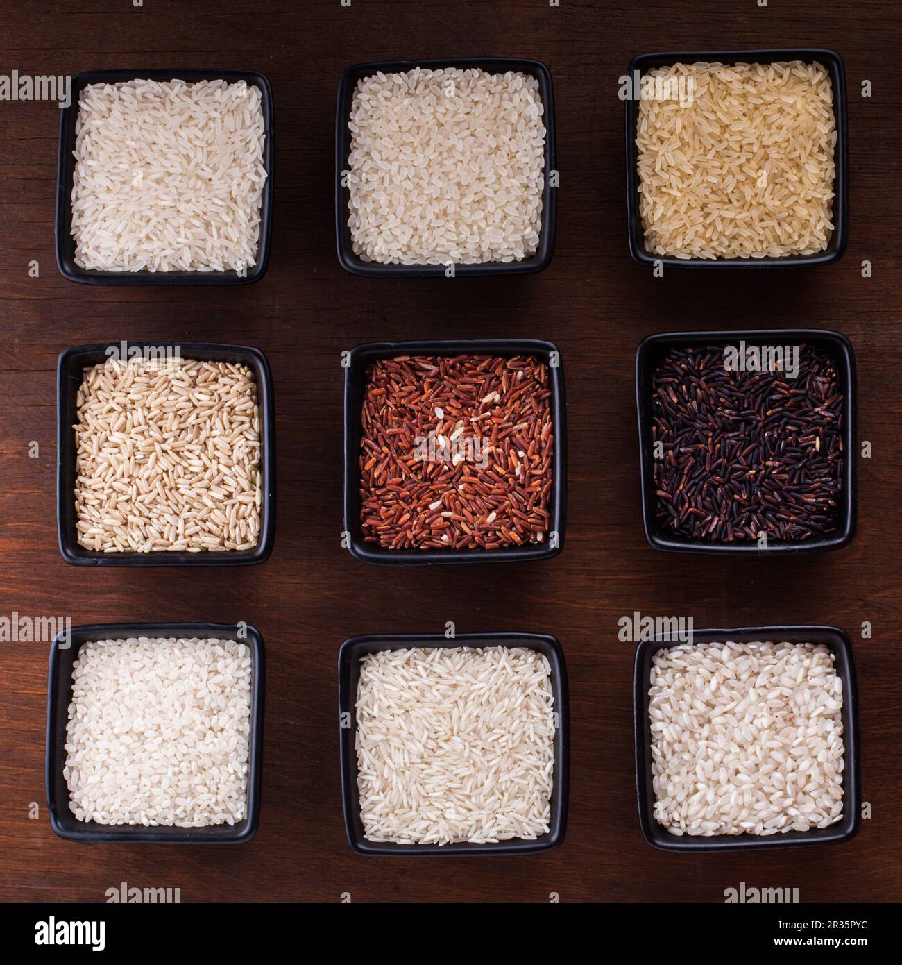 Various types of rice Stock Photo - Alamy