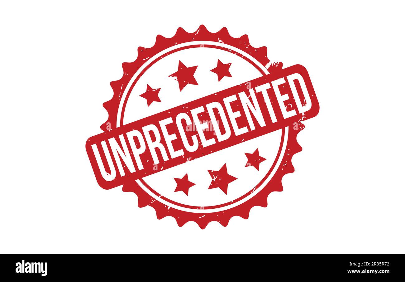 Red Unprecedented Rubber Stamp Seal Vector Stock Vector Image & Art - Alamy