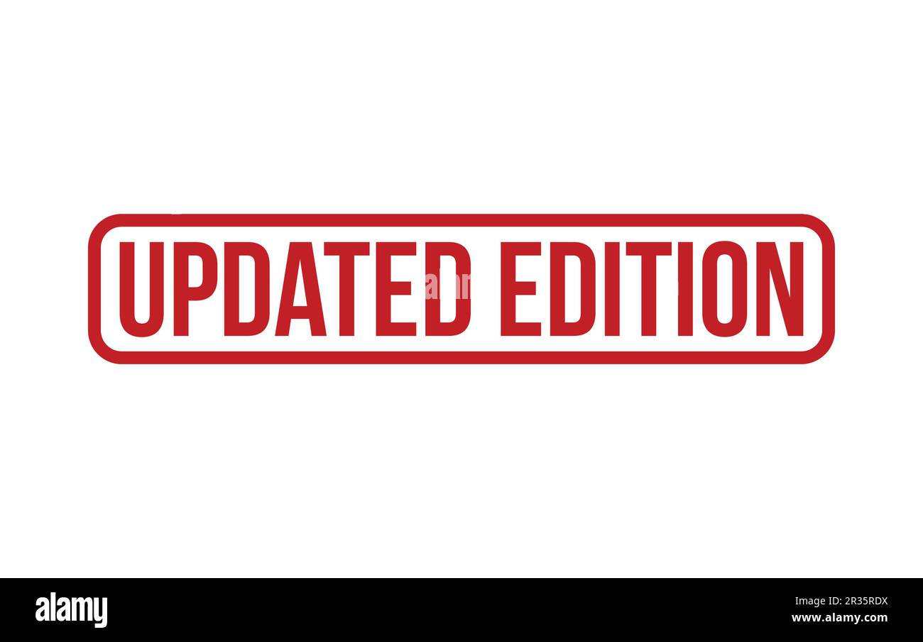 Updated edition stamp hi-res stock photography and images - Alamy