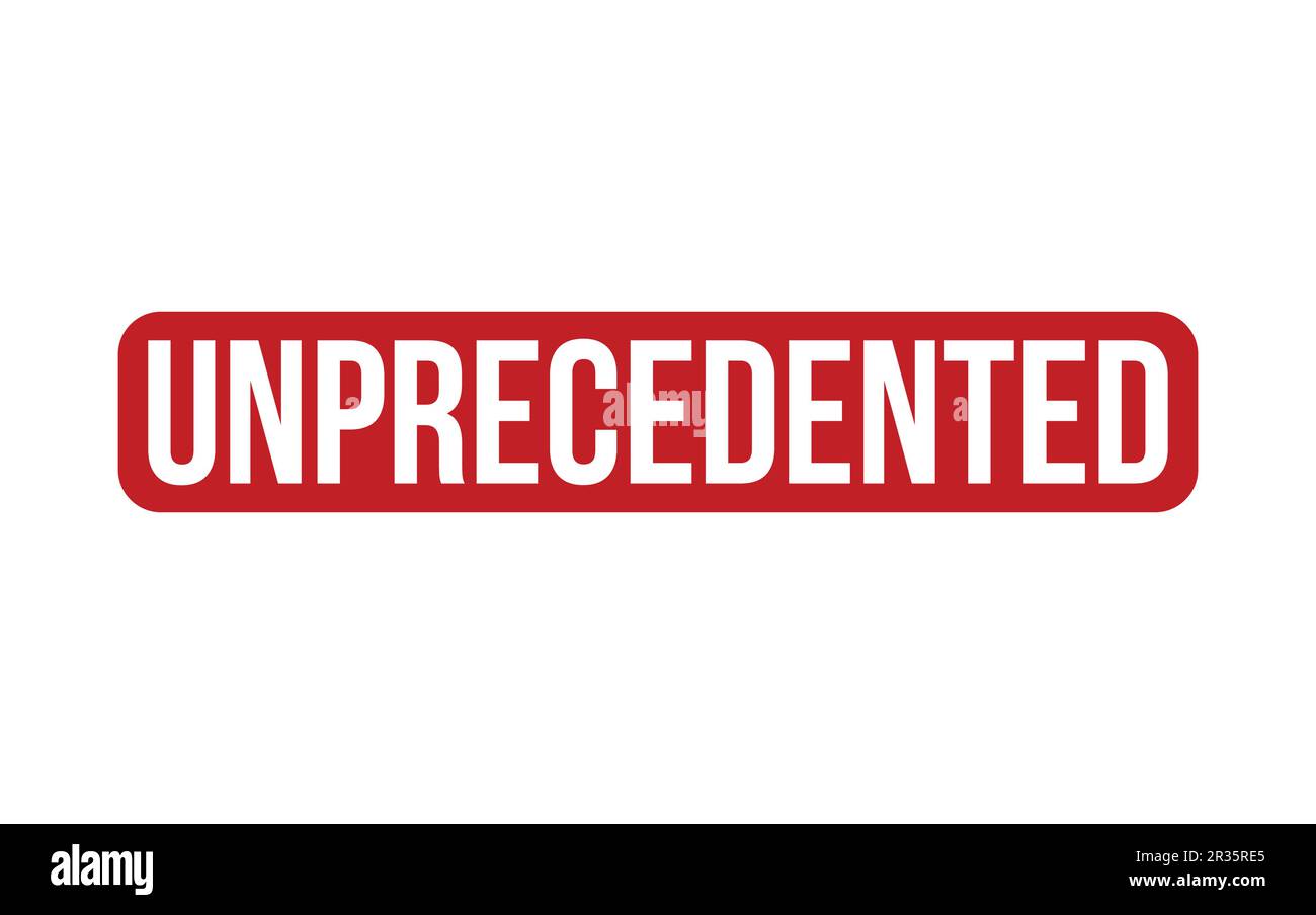 Unprecedented Rubber Stamp Seal Vector Stock Vector Image & Art - Alamy