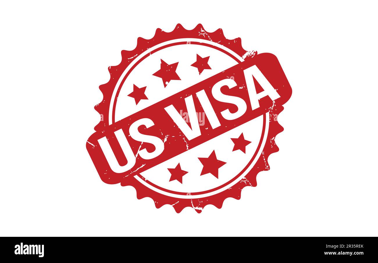 Us visa rubber stamp hi-res stock photography and images - Alamy