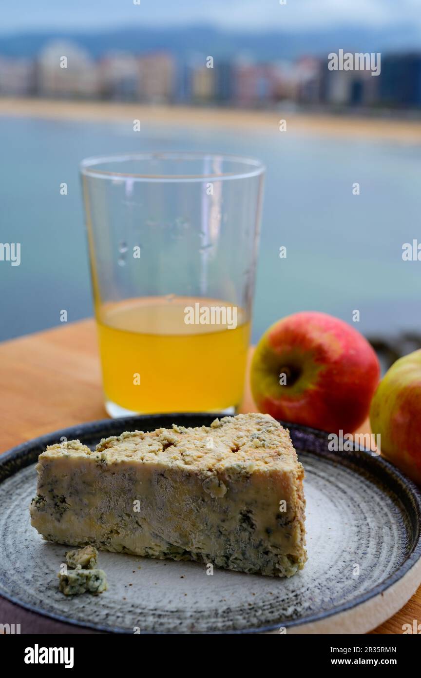 Asturias food and drink, blue cow cabrales cheese from Arenas served ...