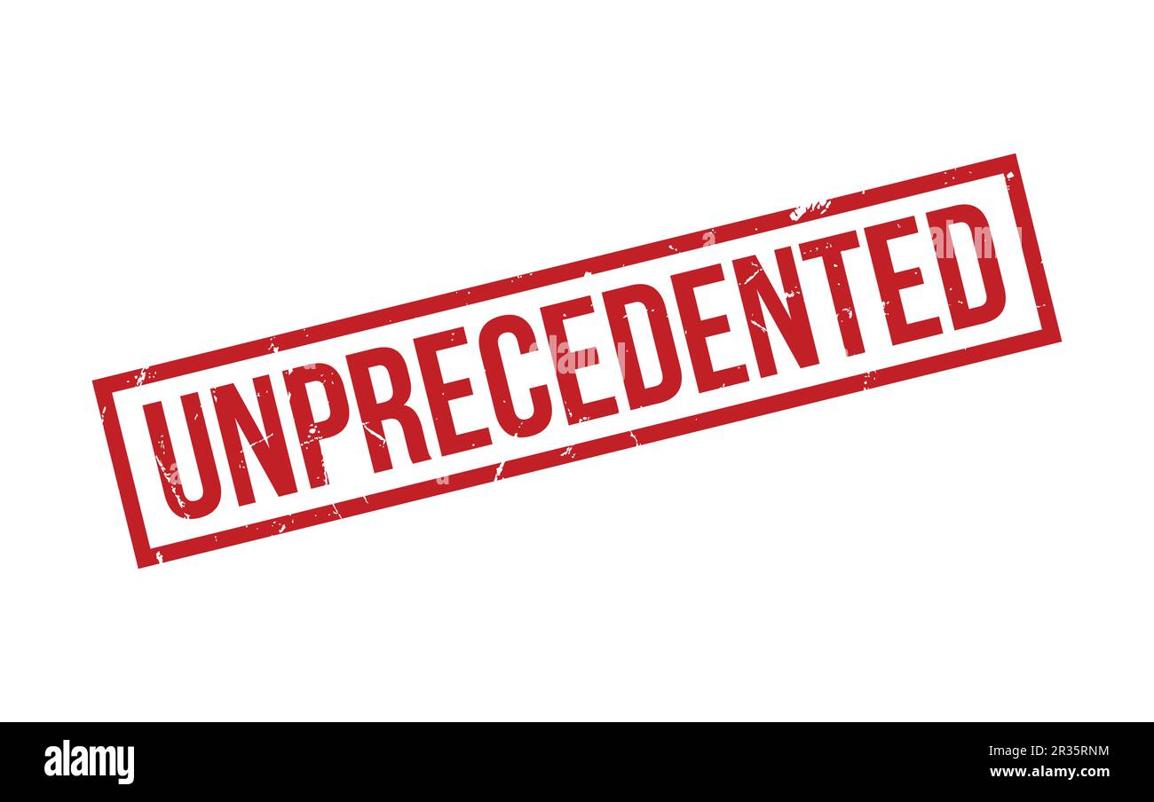 Red Unprecedented Rubber Stamp Seal Vector Stock Vector Image & Art - Alamy