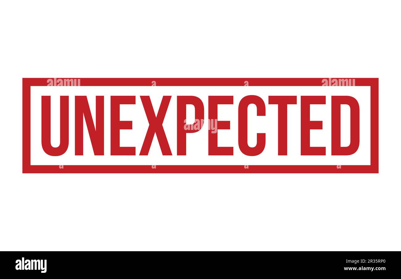 Unexpected vector vectors hi-res stock photography and images - Alamy