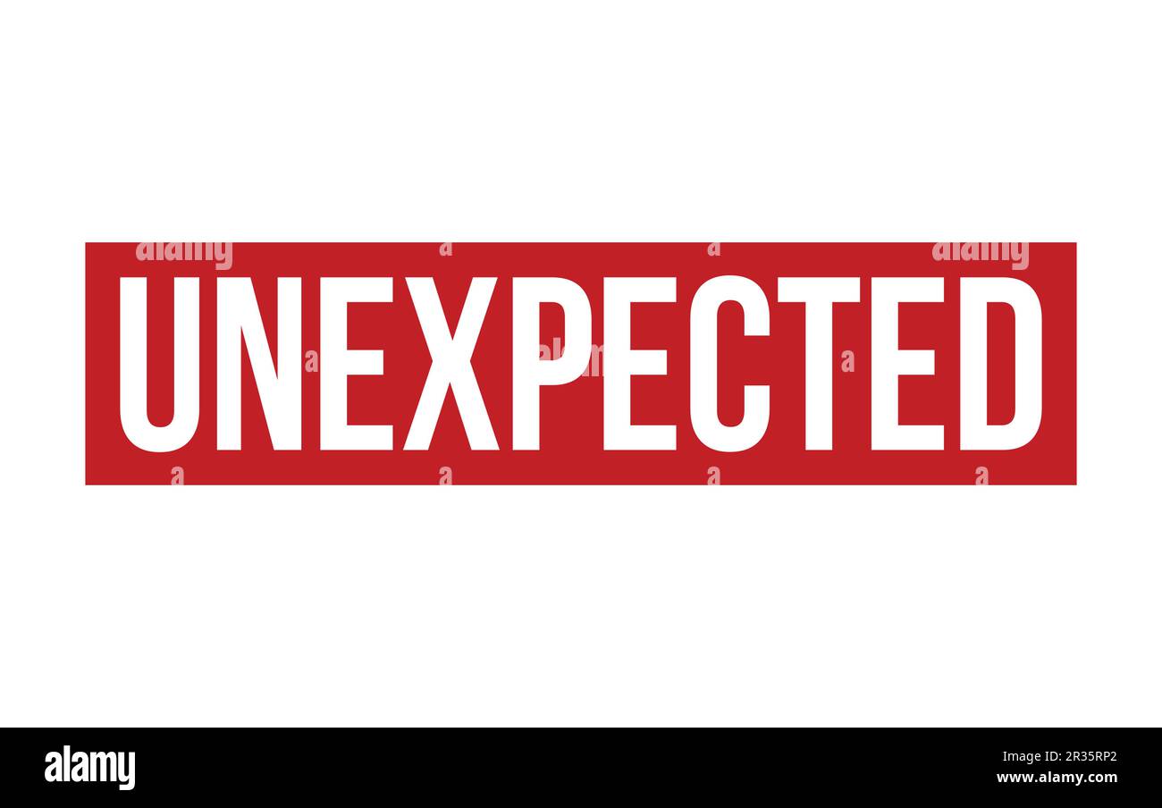 Unexpected vector vectors hi-res stock photography and images - Alamy