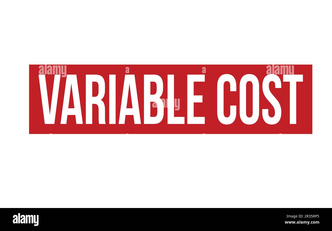 Variable Cost Rubber Stamp Seal Vector Stock Vector Image & Art - Alamy