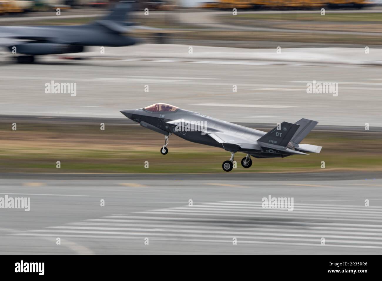 A U.S. Air Force F-35A Lightning II assigned to the 422d Test and ...