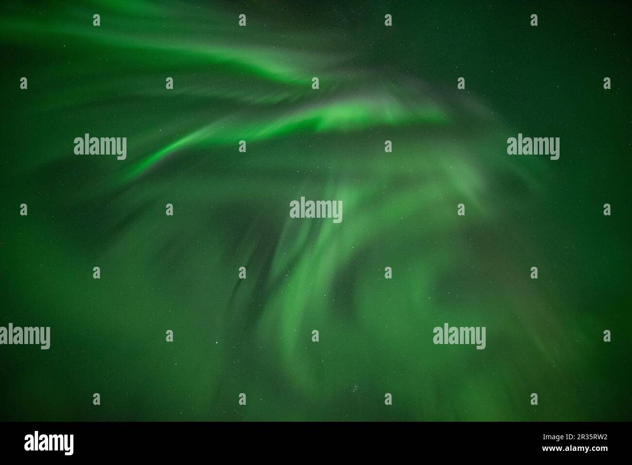 Northern lights display seen in northern Canada, Yukon Territory ...