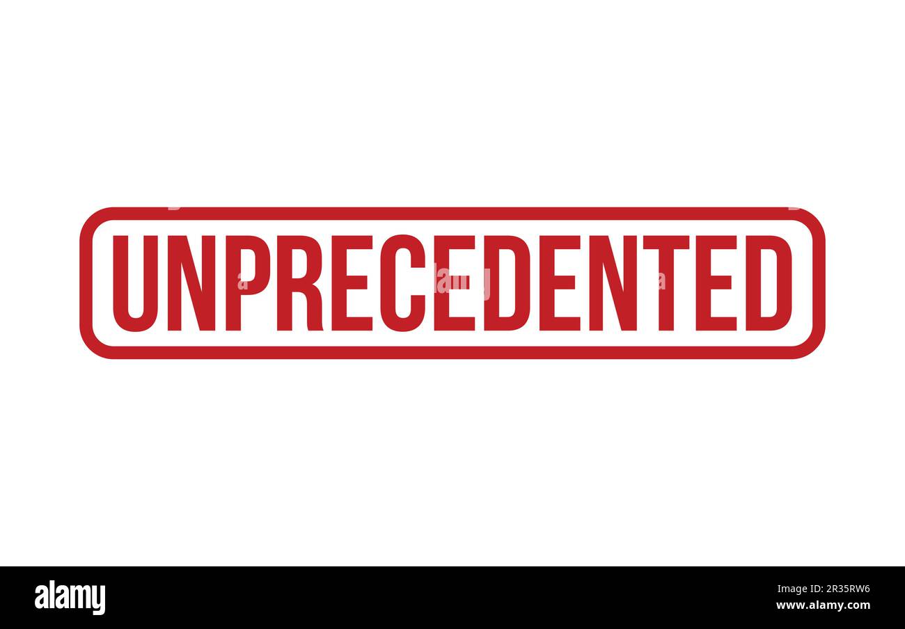 Unprecedented Rubber Stamp Seal Vector Stock Vector Image & Art - Alamy