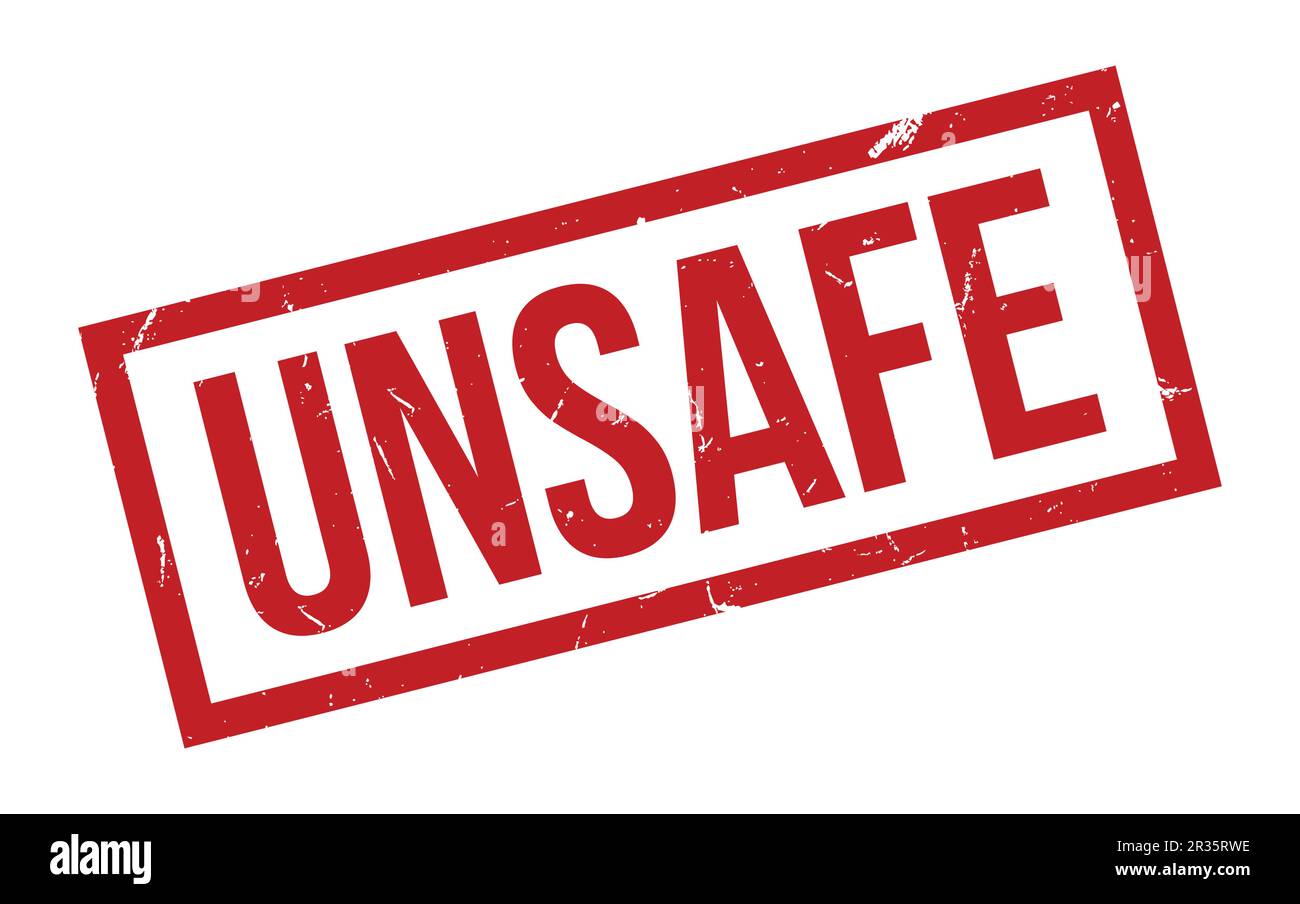 Unsafe stamp Stock Vector Images - Alamy
