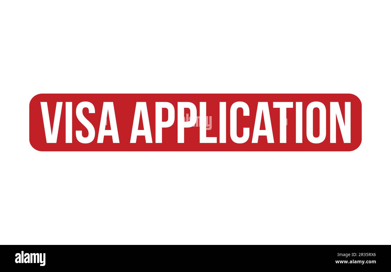 Visa Application Rubber Stamp Seal Vector Stock Vector Image & Art - Alamy