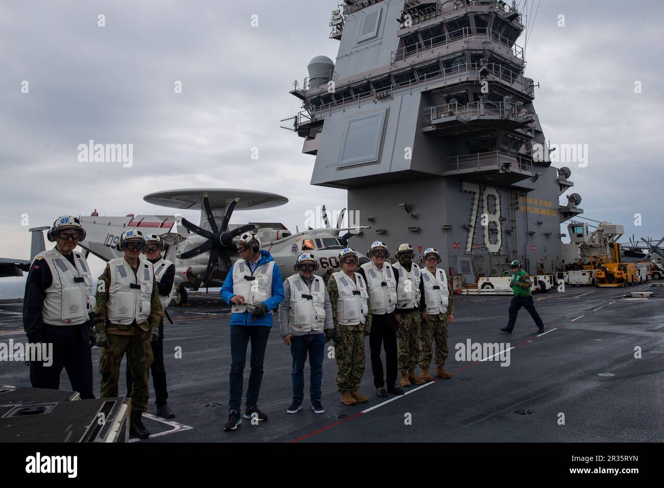 Carrier Flight Deck The Carrier Ford's First Flight Ops