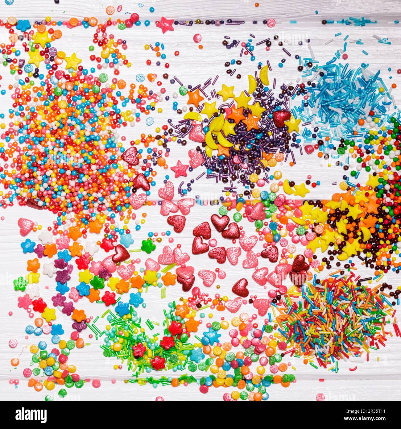 The color sprinkles Stock Photo - Alamy