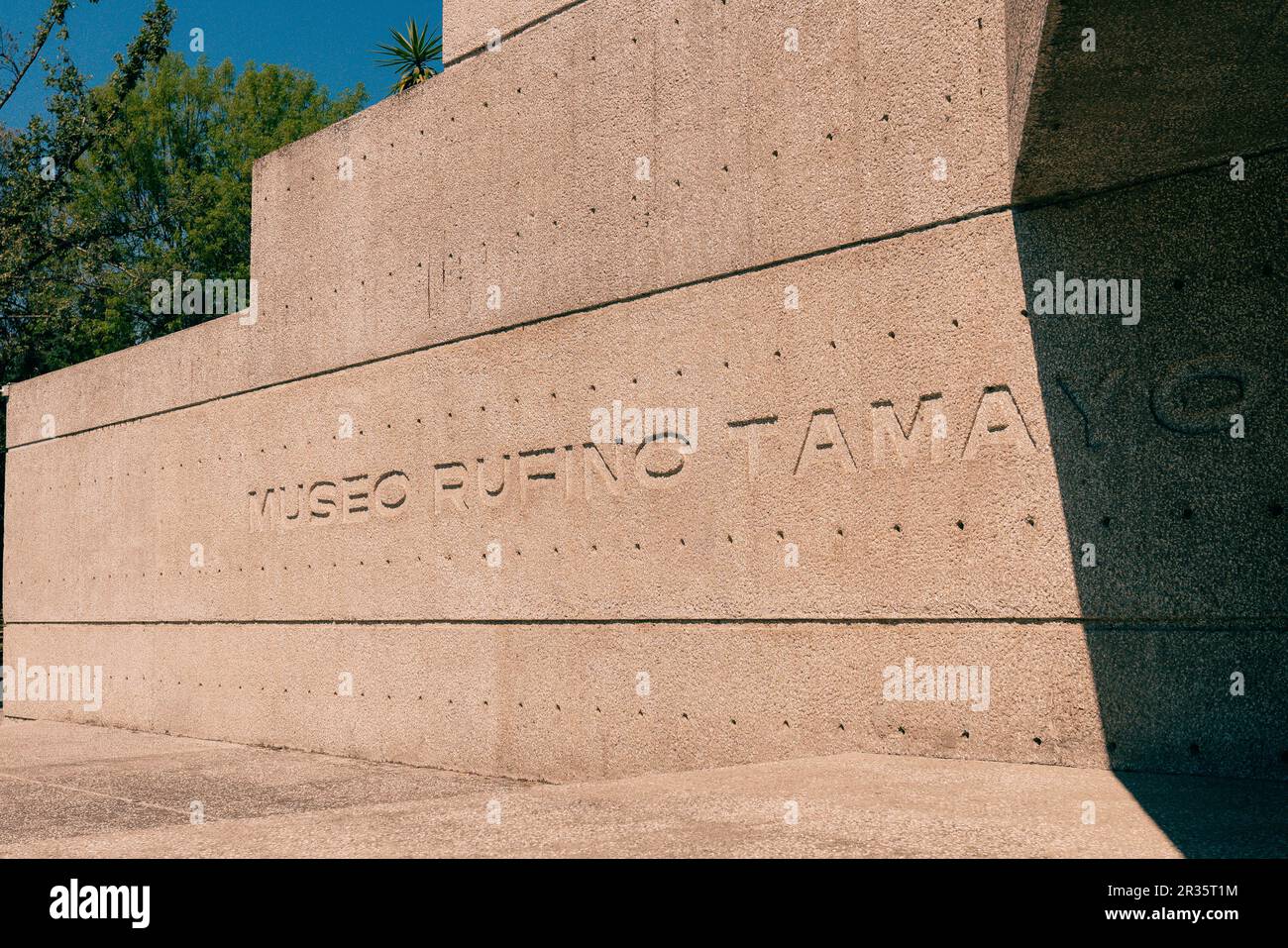 Mexico City, CDMX, Mexico - may 2023 Facade of the Rufino Tamayo Museum ...